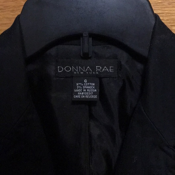 Donna Rae | Jackets & Coats | Donna Rae Black Blazer | Poshmark